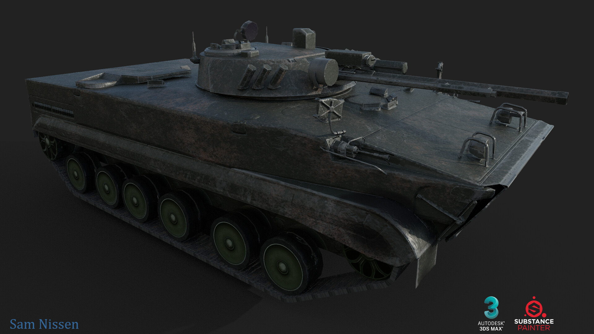 Sam Nissen - Russian BMP-3 - Game Asset