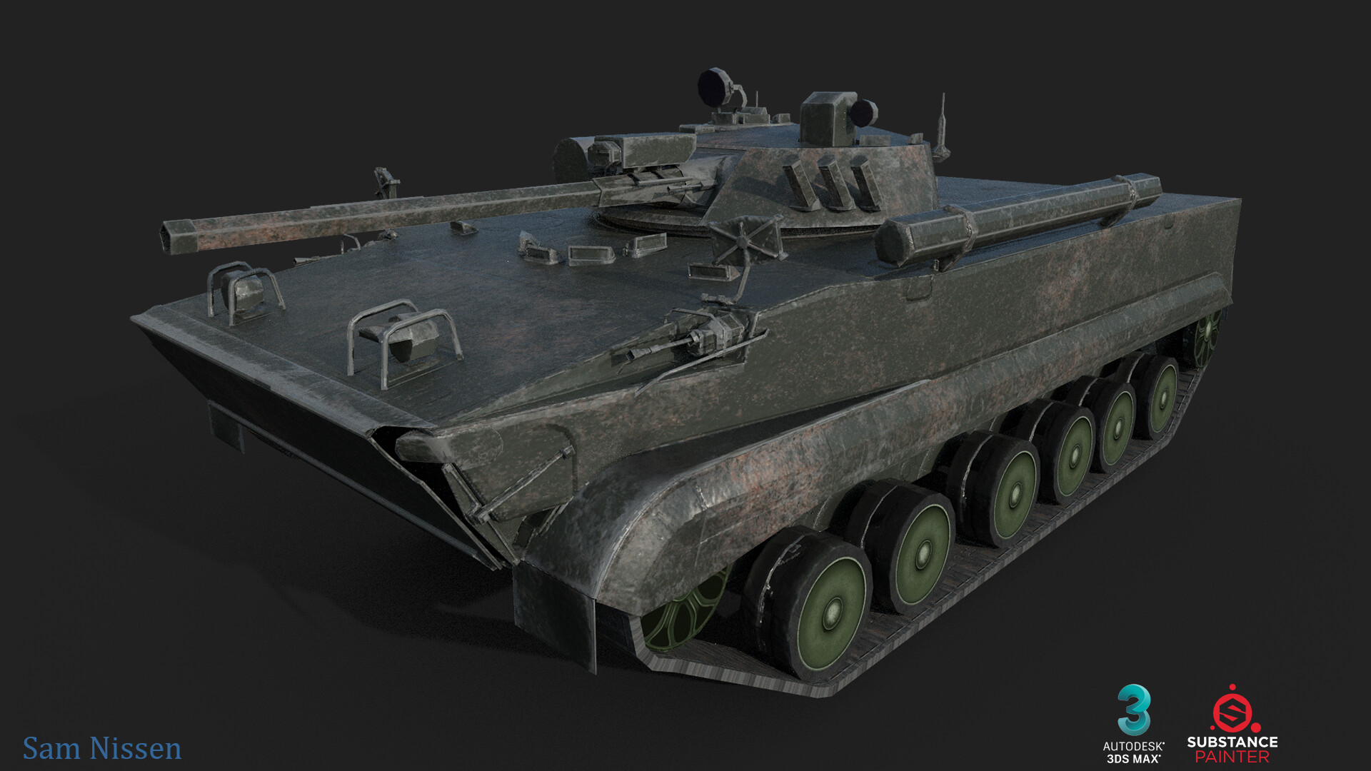 Sam Nissen - Russian BMP-3 - Game Asset