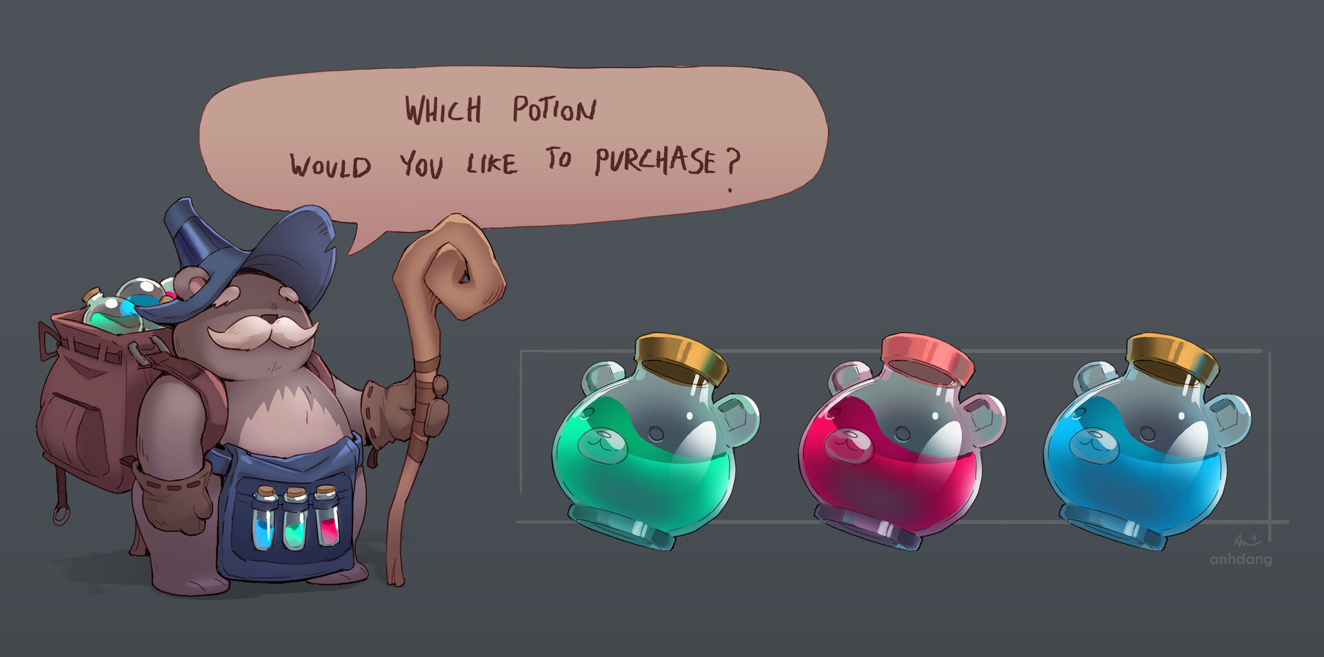 ArtStation - Potion Bear
