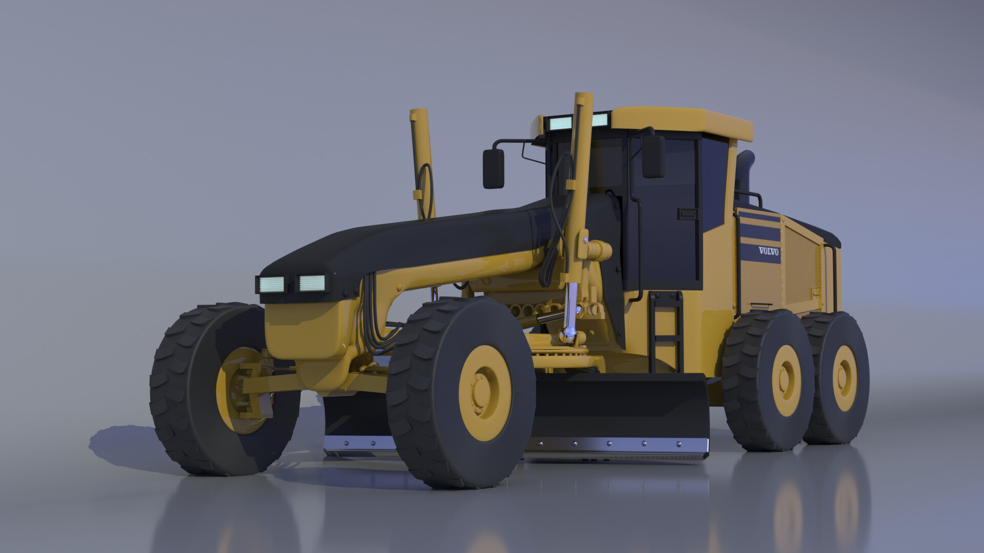 ArtStation - Volvo Grader