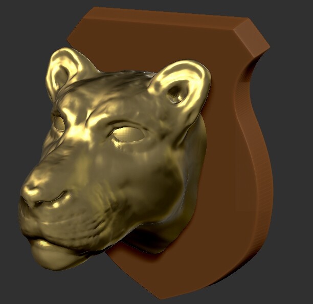 ArtStation - 3D Animal Wall Decor #3dmodeling #3ddesign #3dartist #3d