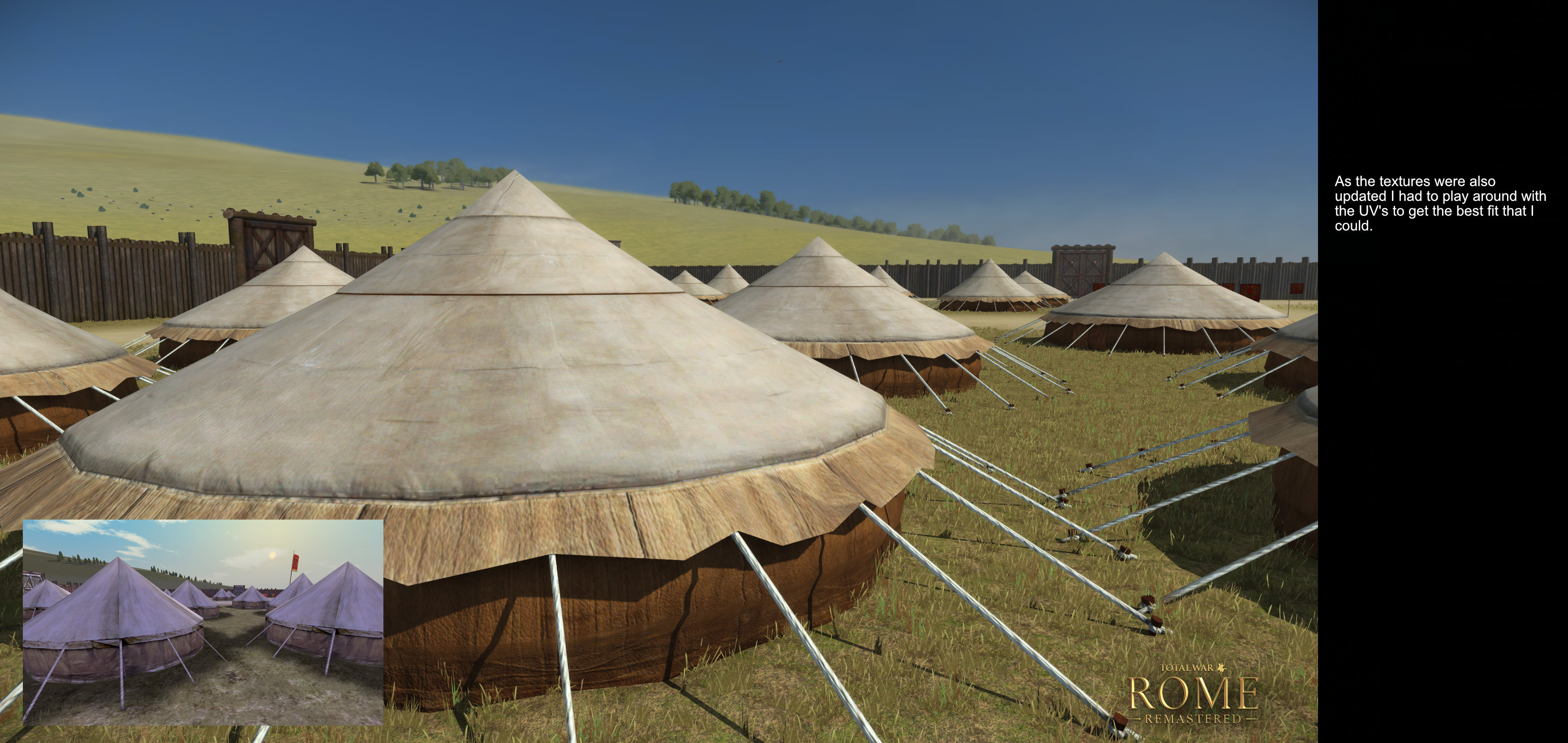 Mus Cetiner - Total War: Rome Remastered - Fort Tents