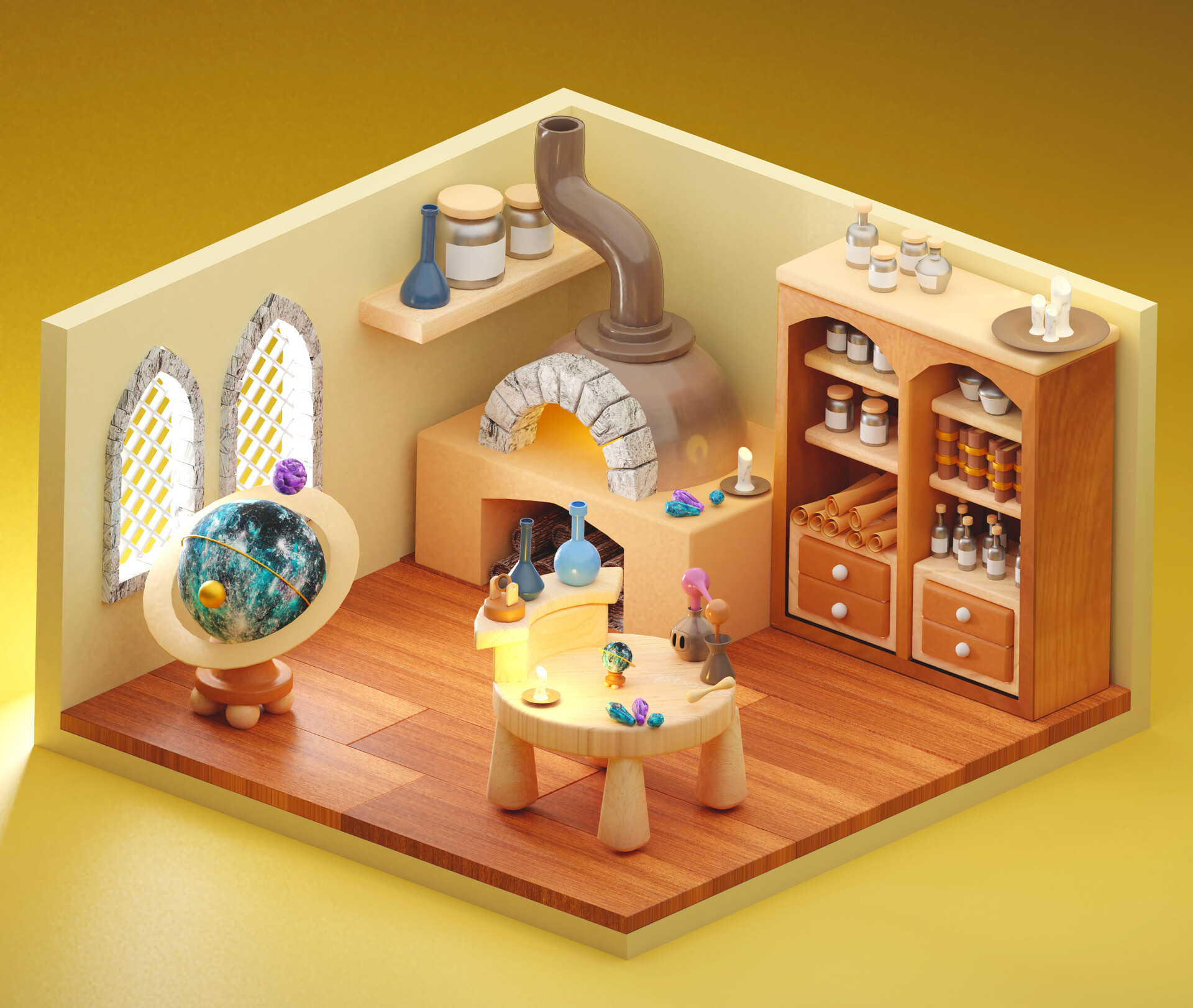 ArtStation - Alchemy lab
