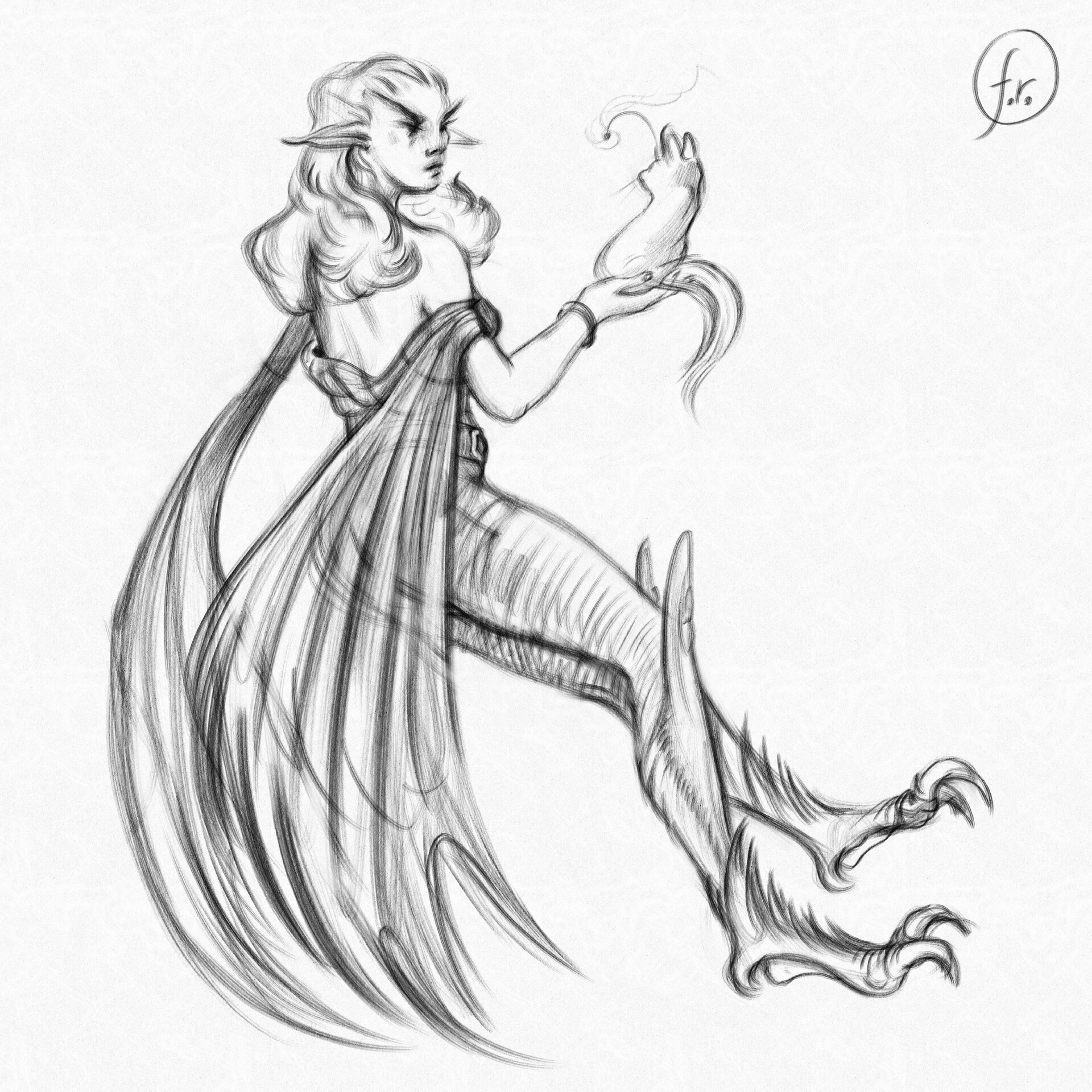 ArtStation - Fantasy Character Drawings