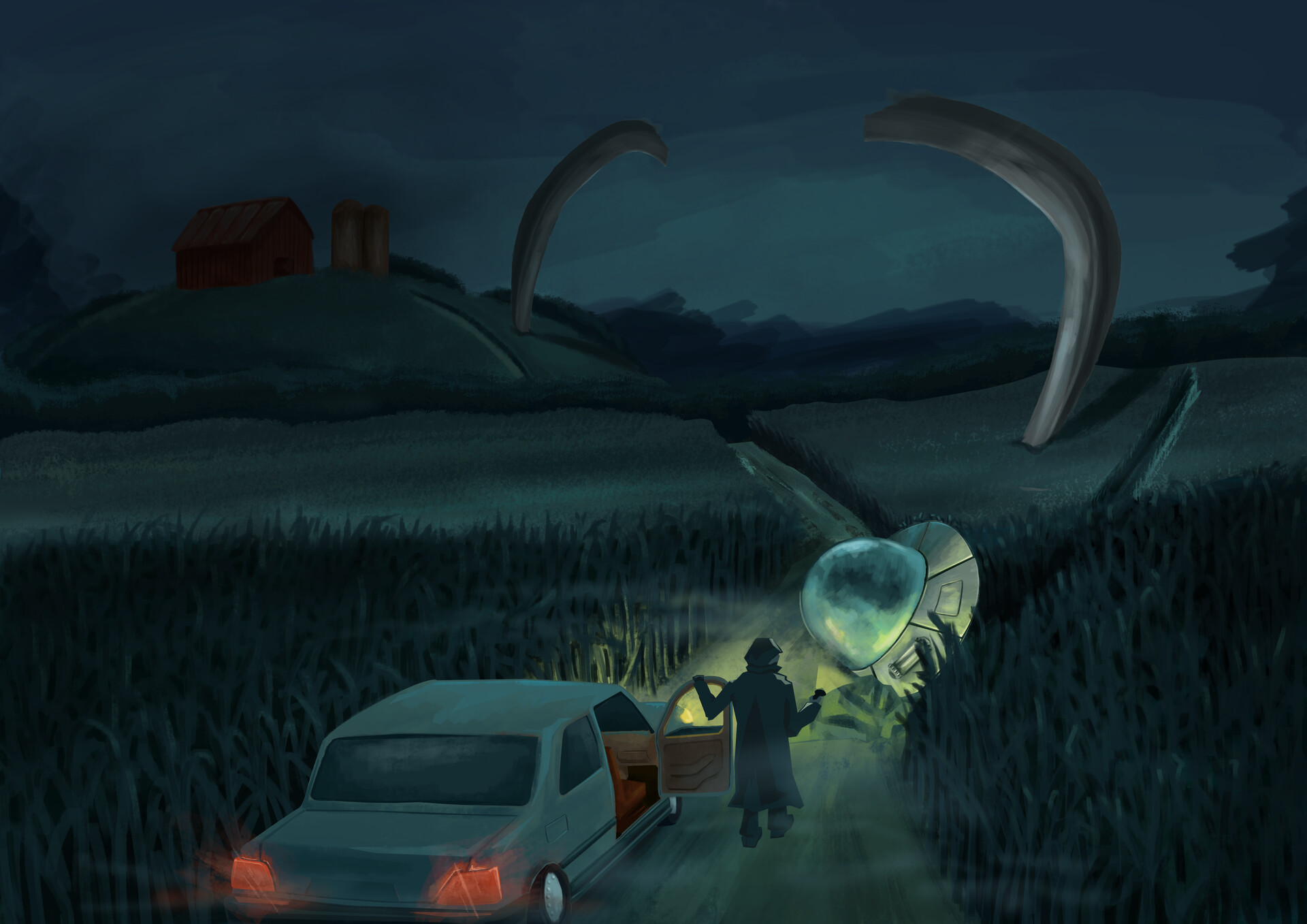 ArtStation - UFO Concept art