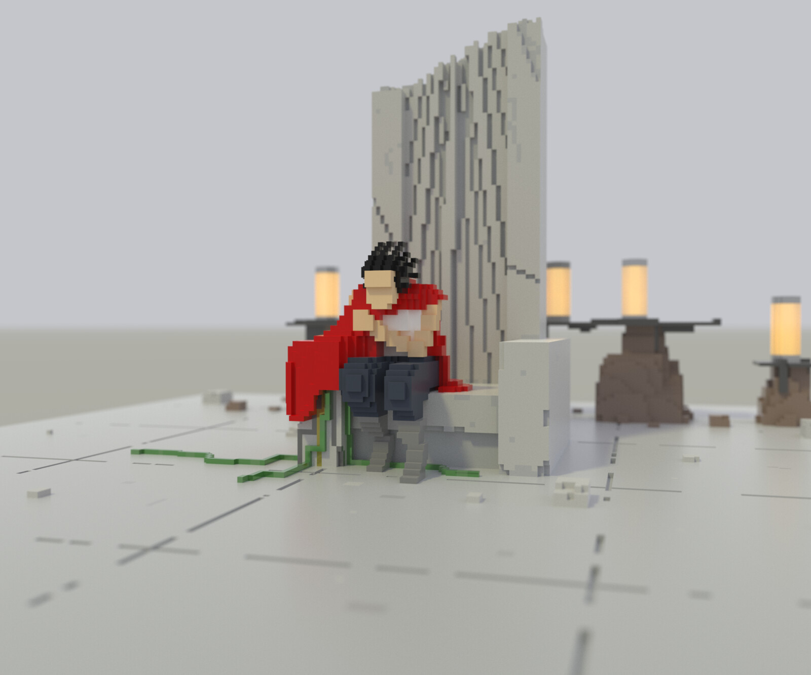 Mike Nicholson - AKIRA - Tetsuo's Throne