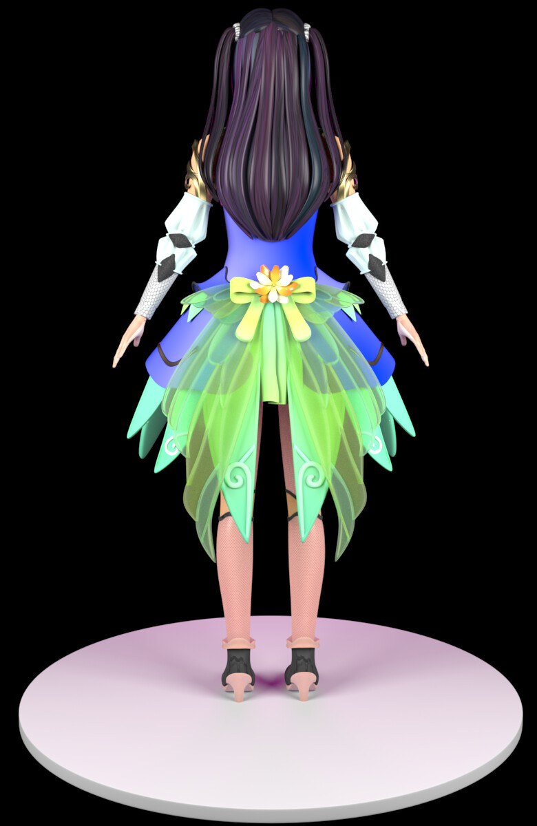 Deepshikha borgohain - 3d Girl Character