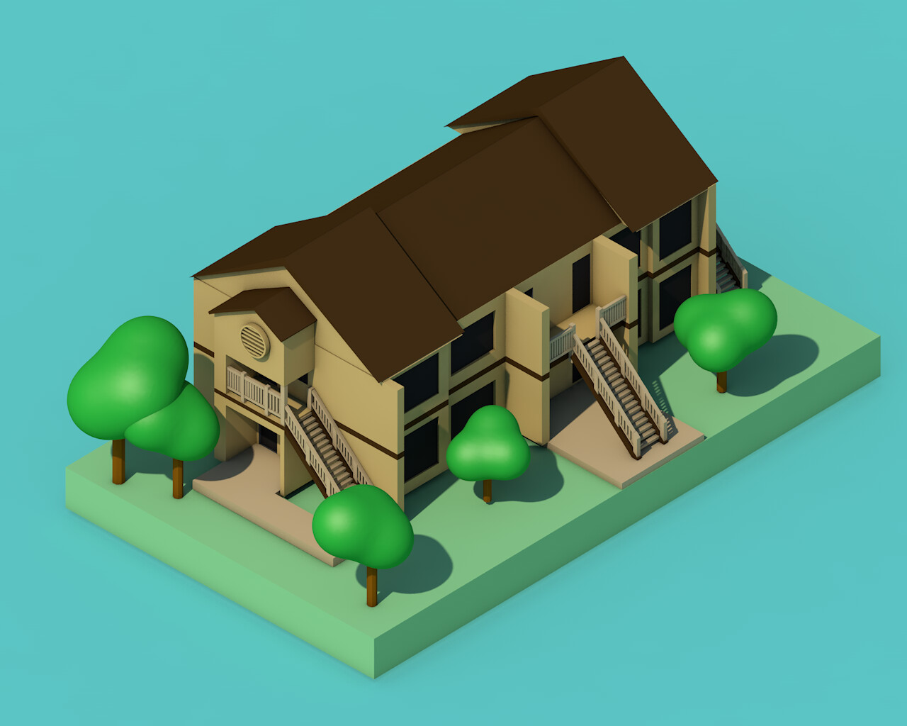 ArtStation - Isometric House