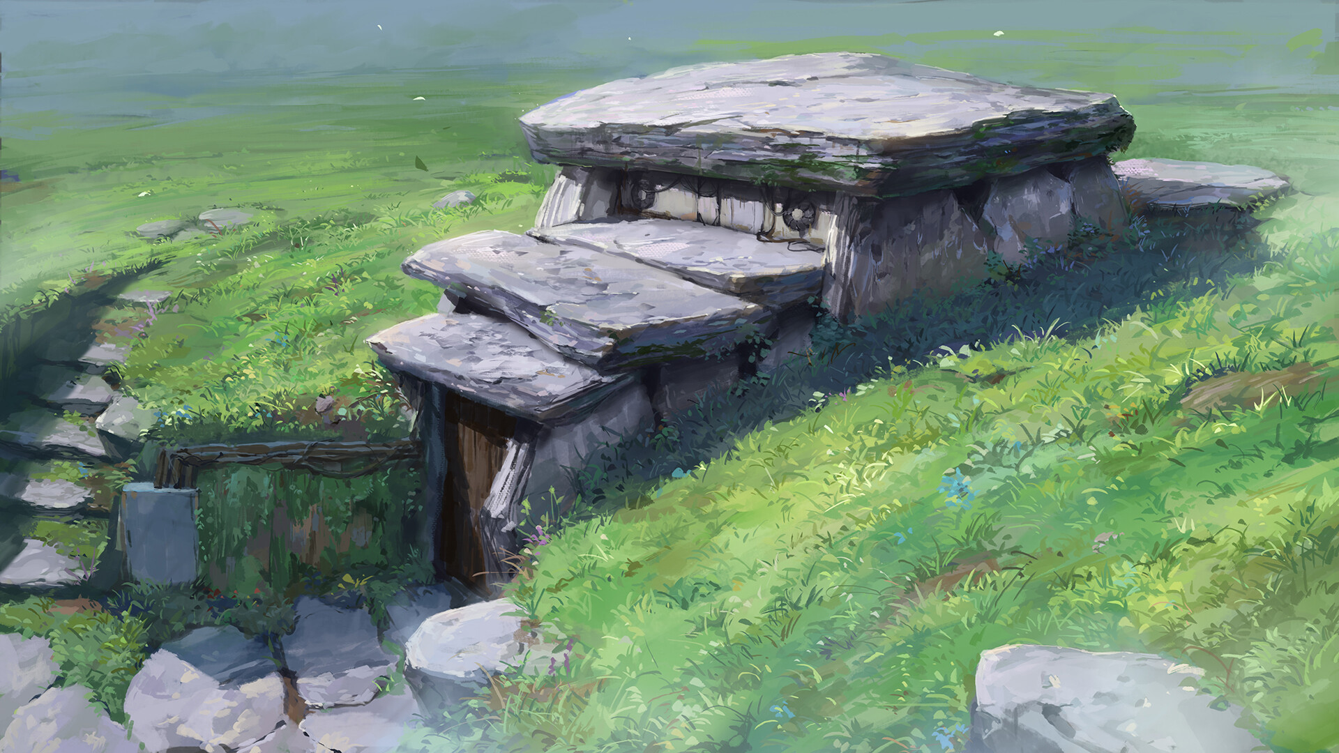 ArtStation - Stone house