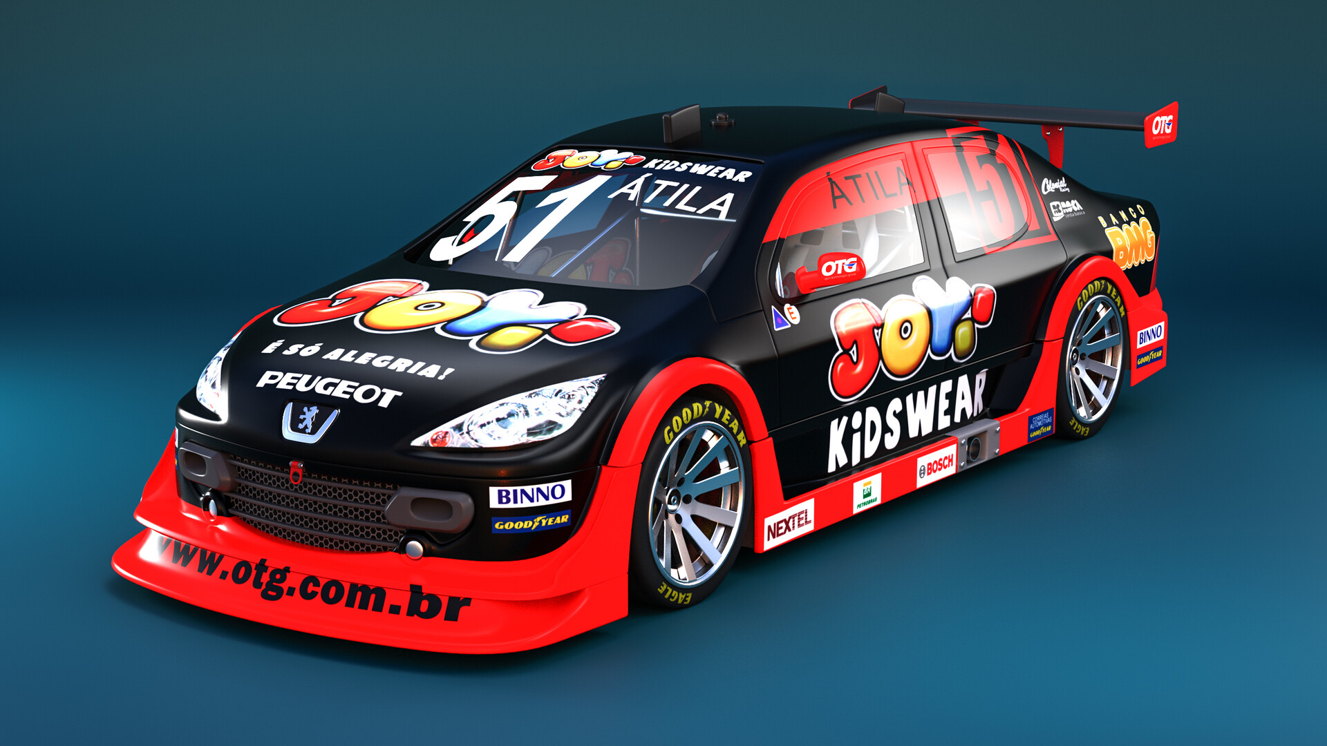 ArtStation - Atila's Racing car 2008