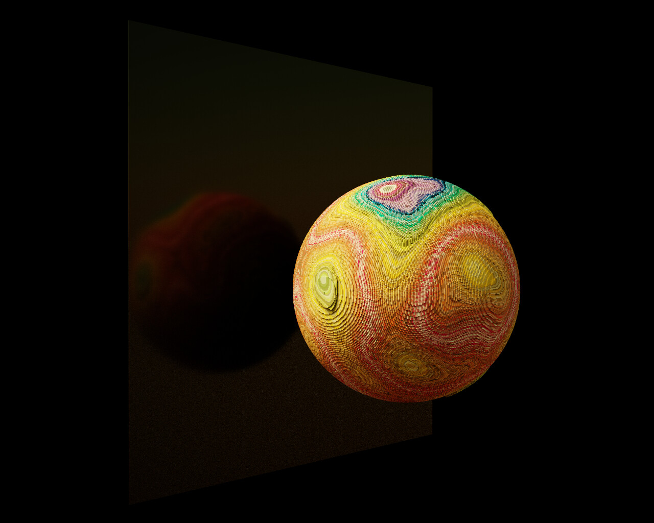 MrBiggles - Procedurally-generated Planet-like Structures. Generated with Magicavoxel and a ...