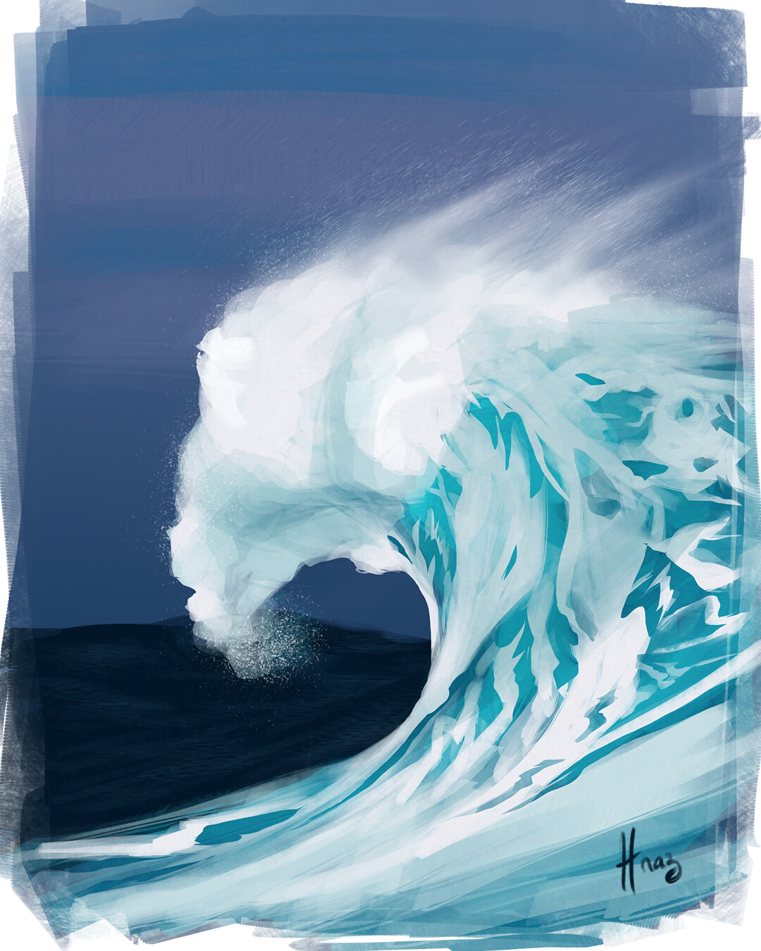 ArtStation - Wave studies - Part 1