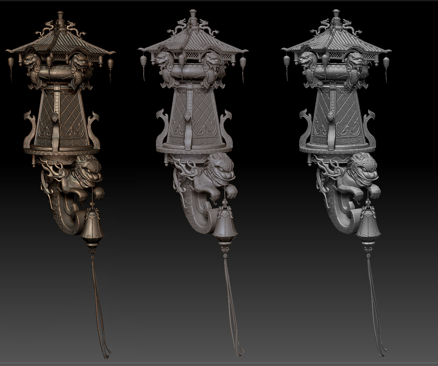 ArtStation - Sculpture works of ancient Chinese fantasy theme