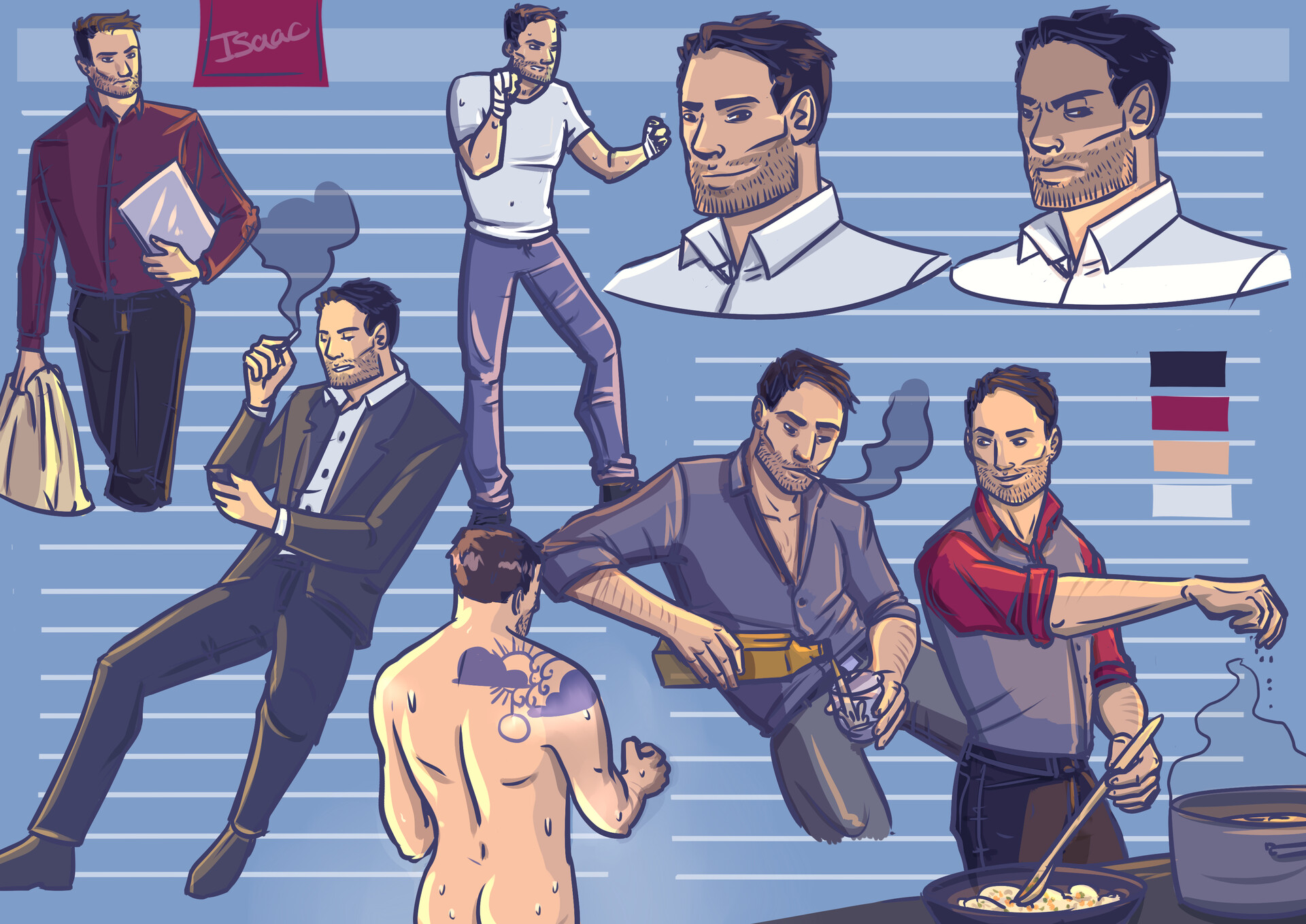 ArtStation - Character Design - Isaac