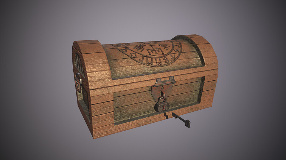 ArtStation - Old viking chest