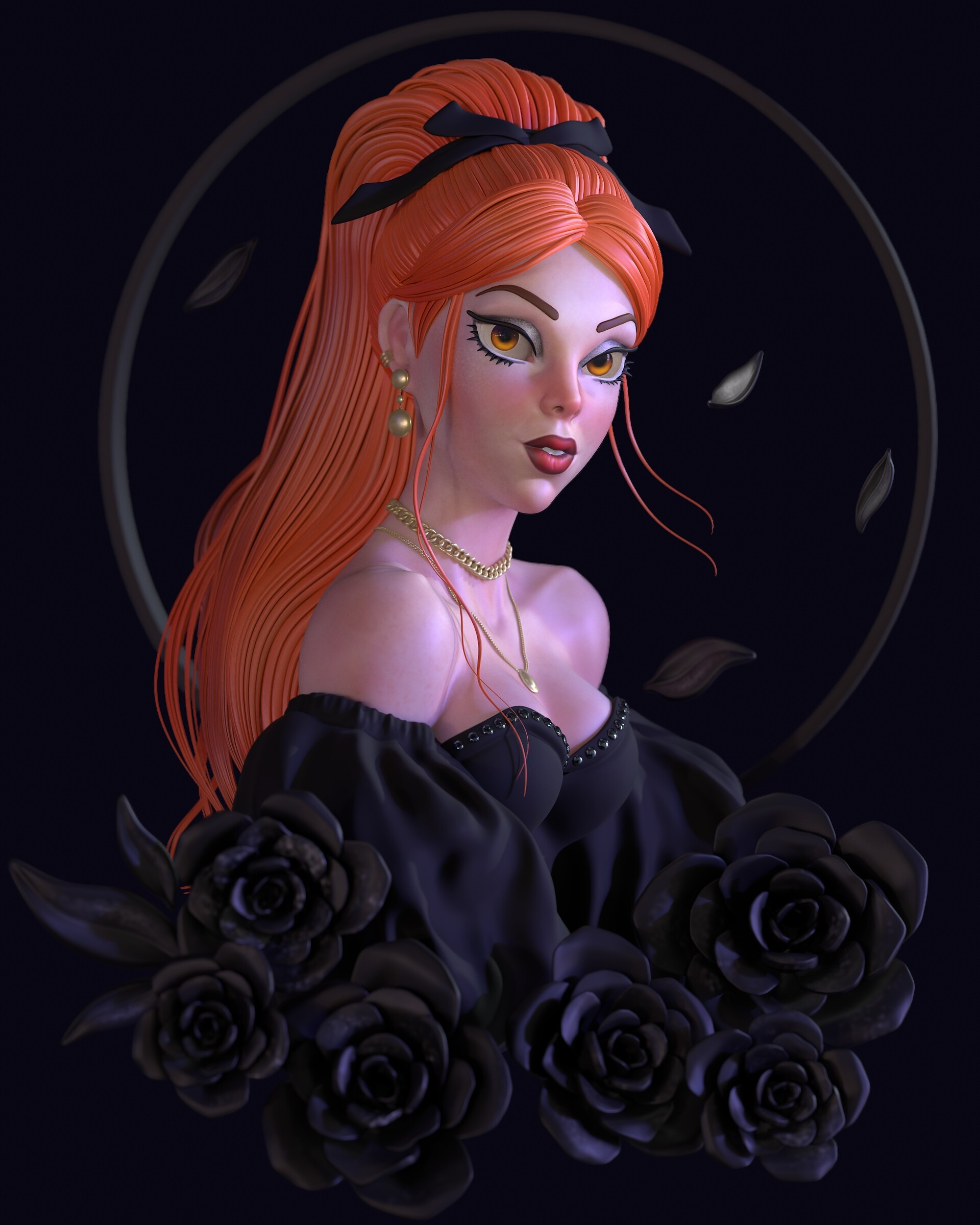 ArtStation - Red Girl