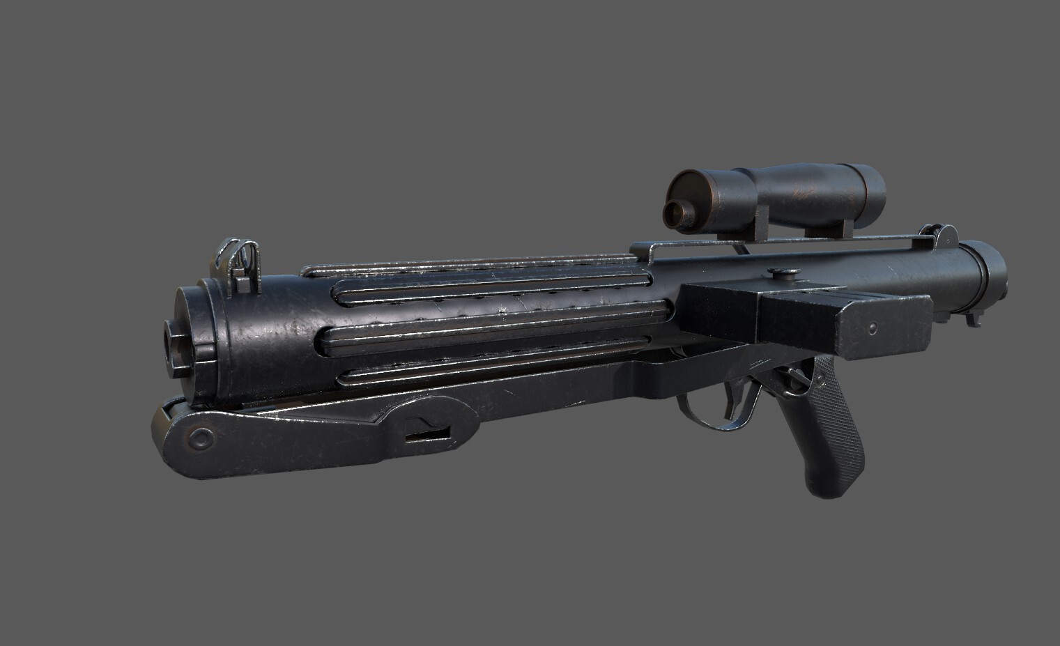 ArtStation - E11 Blaster rifle - Game ready