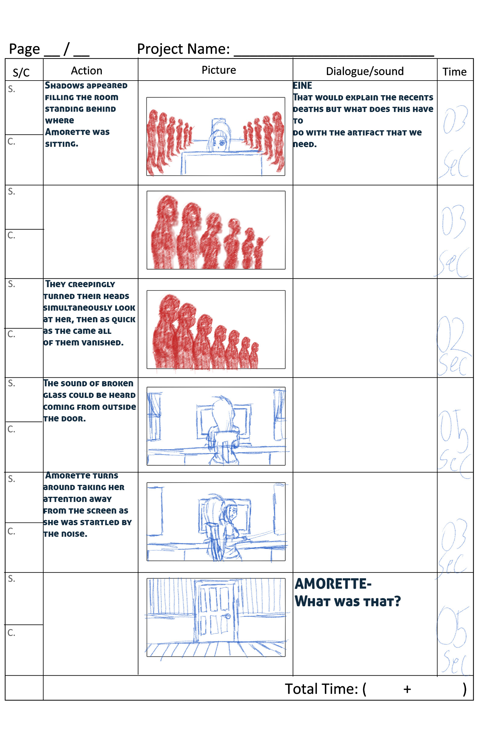 Kenjustincreations - (COMMISSION) STORYBOARDS FOR ANIMATION SHORT