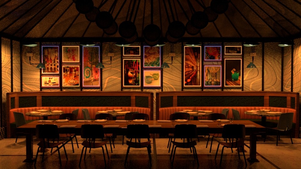 ArtStation - Restaurant/Canteen design