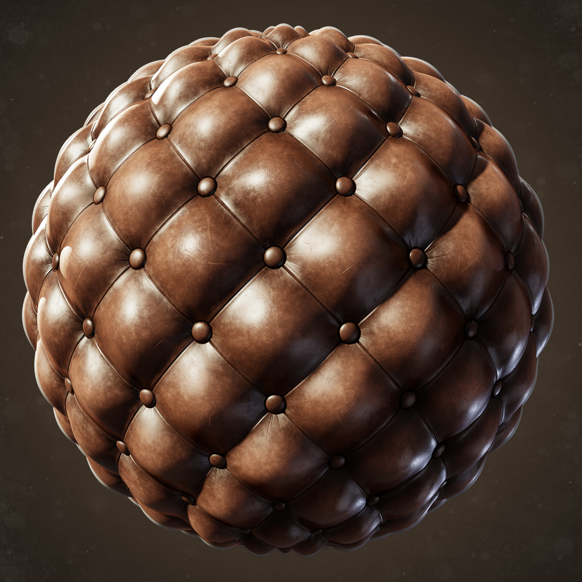 Thomas Mouchawar - Diamond Tufted Leather Material