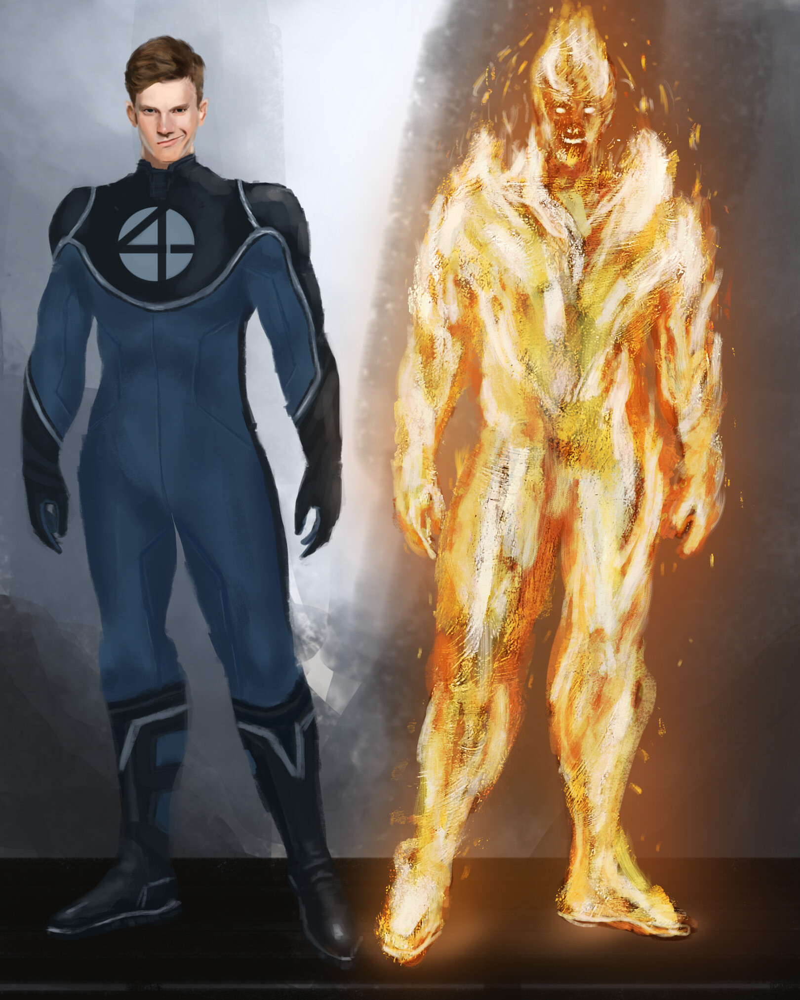 Fantastic Four Human Torch Costume