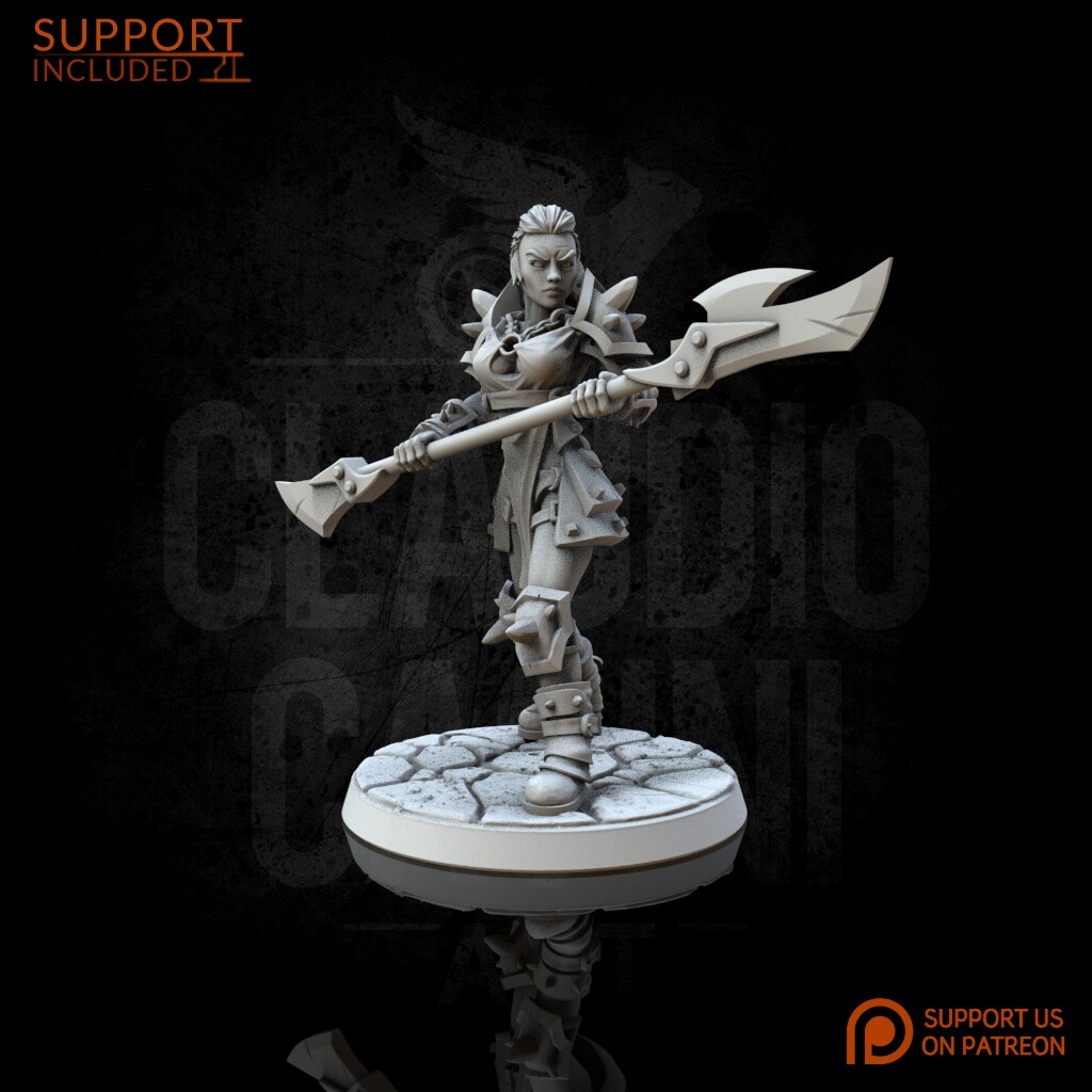 ArtStation - Barbarian Guard Miniature