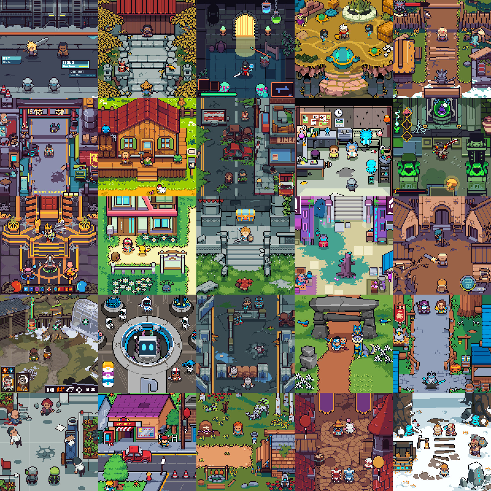 Video Game Collage