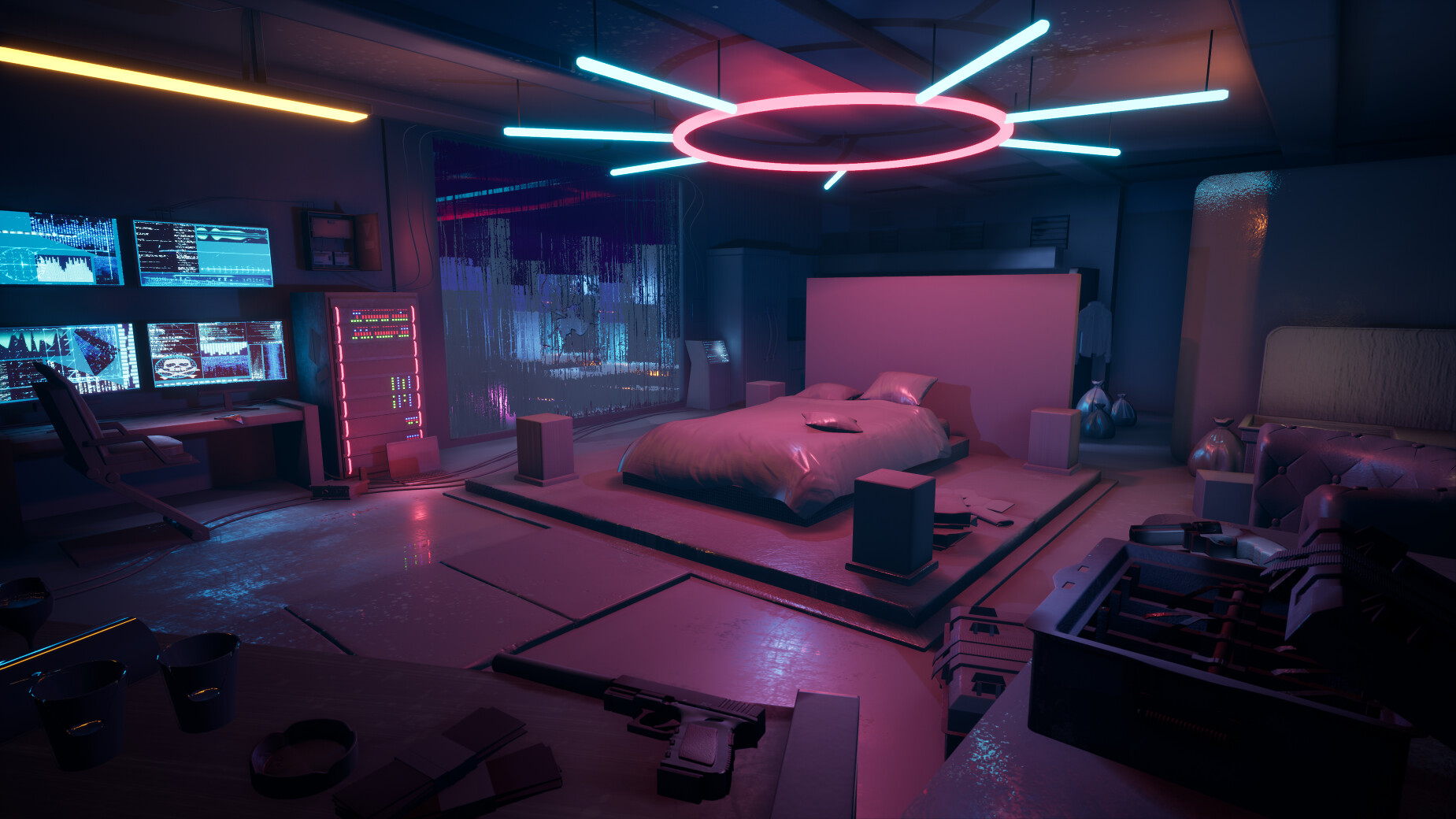 Cyberpunk Room