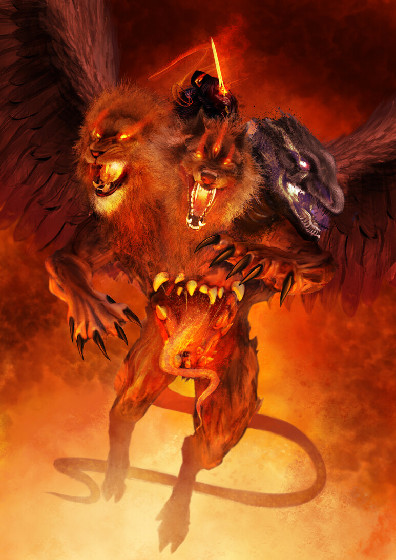 ArtStation - The Chimera and the Knight Raider