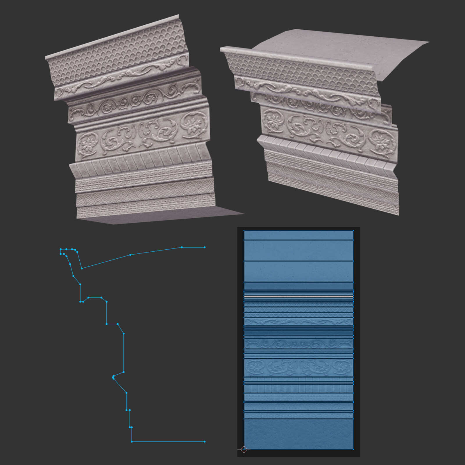 Alex - Roman Architecture Set - The Sims 4 Style