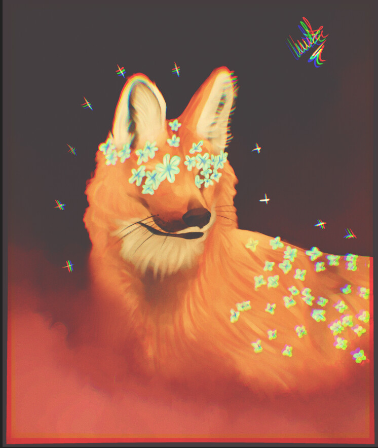 ArtStation - Maned wolf