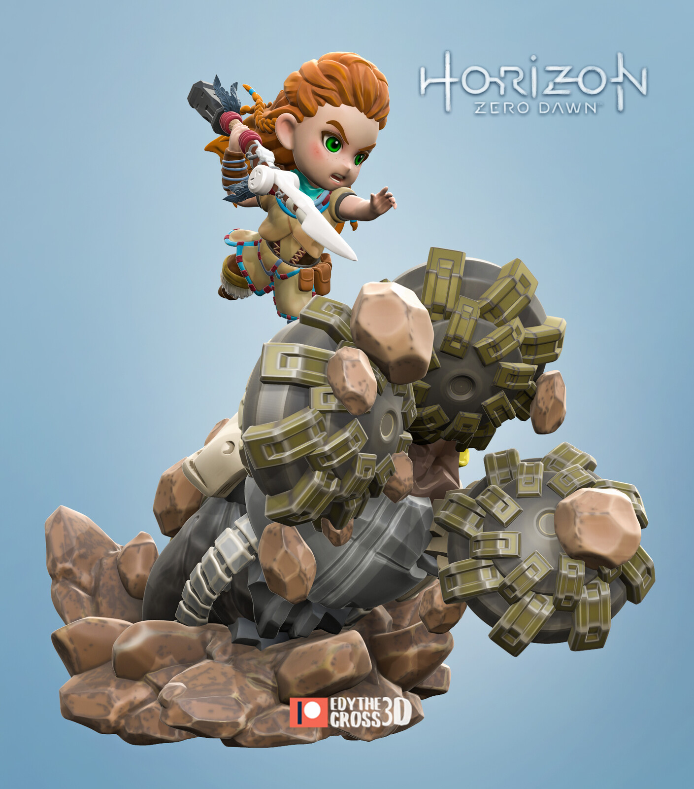 NomNom Figures - Aloy - Horizon Zero Dawn (Chibi)