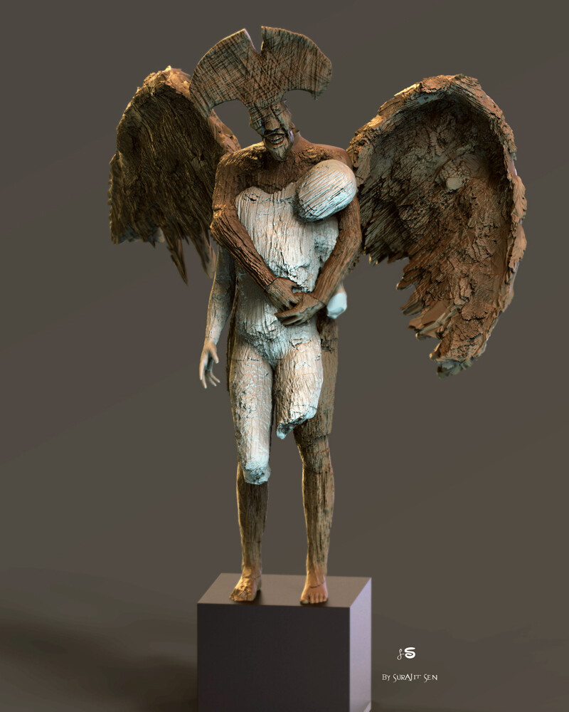 ArtStation - HOLD- DIGITAL SCULPTURE by Surajit Sen