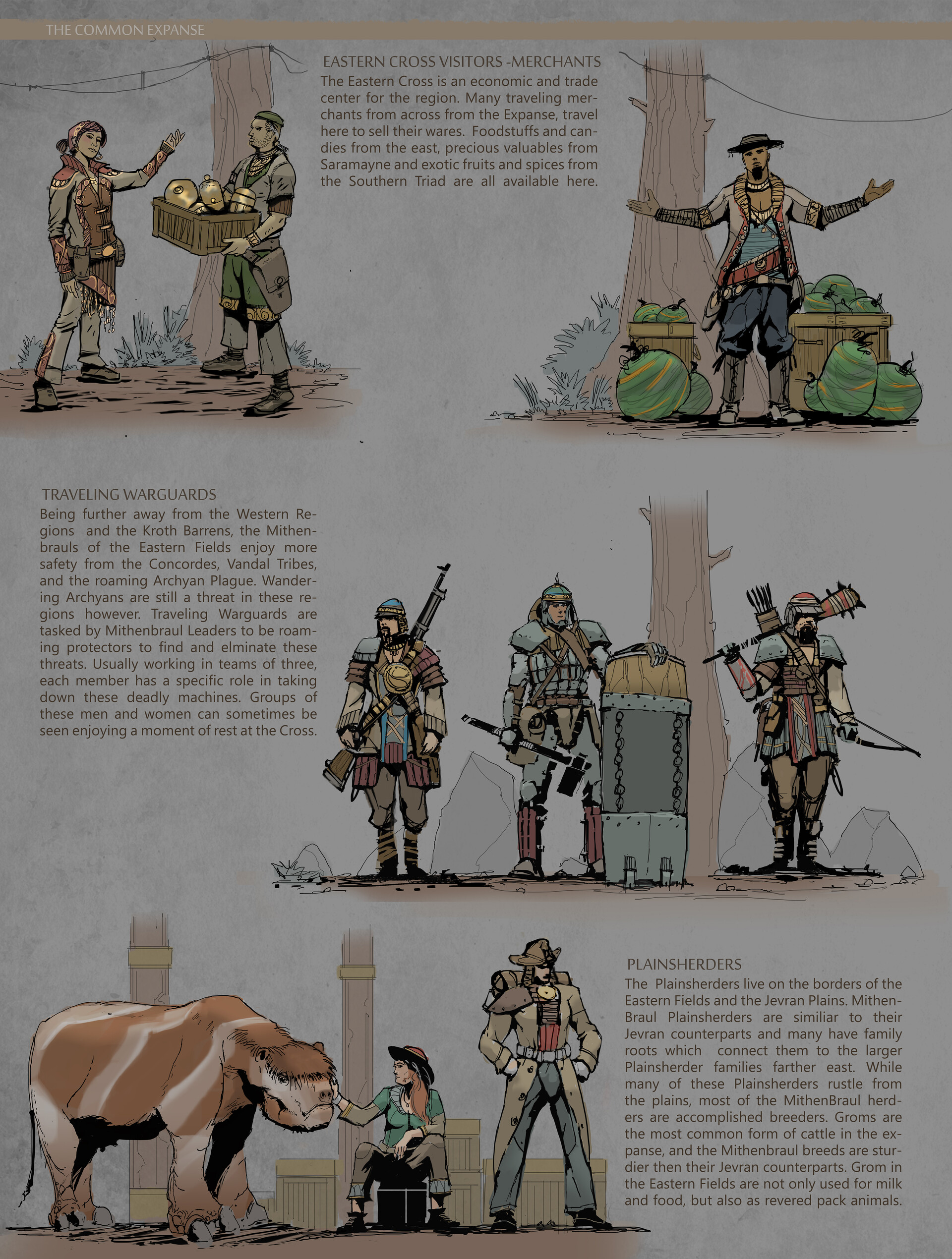 ArtStation - Common Expanse- Eastern Fields- Eastern Cross Visitors