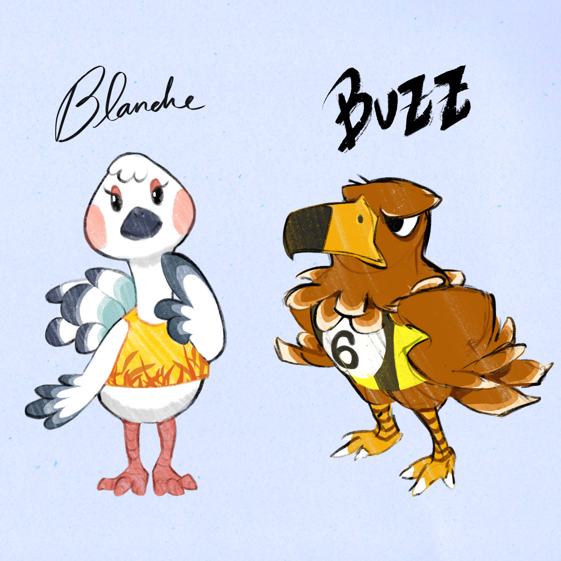 ArtStation - Buzz and Blanche
