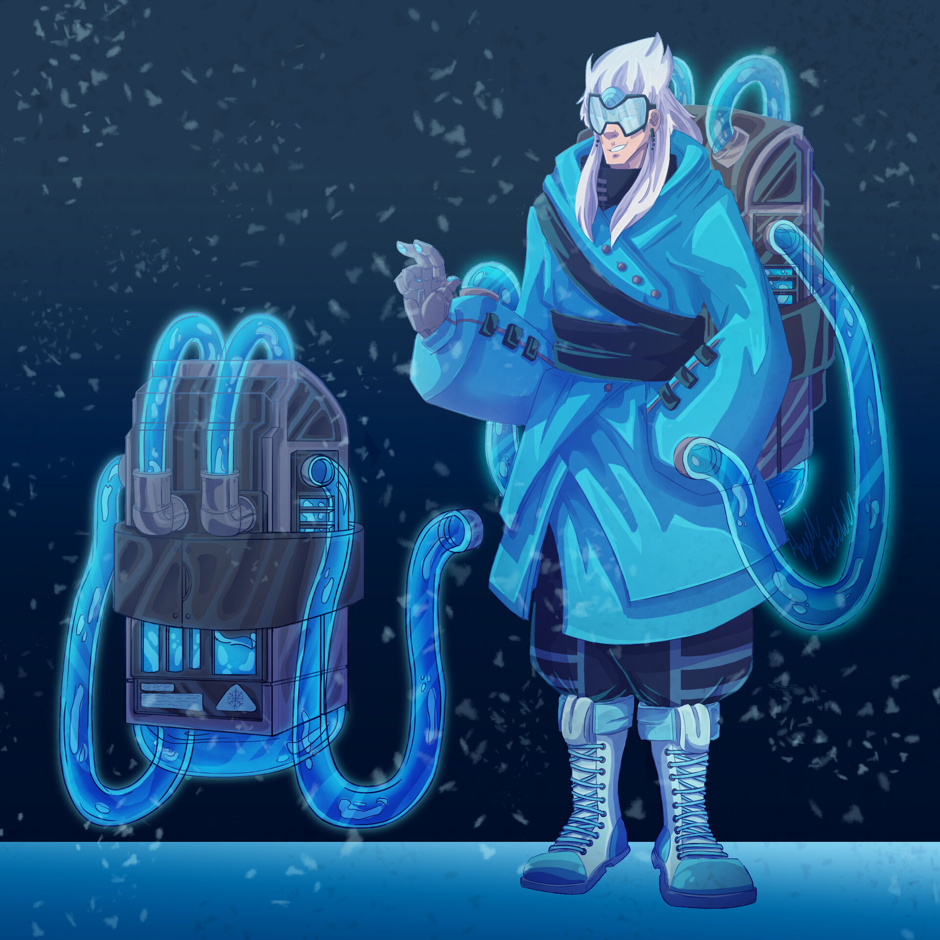 Angela Mitchell - Aster - Character Concept