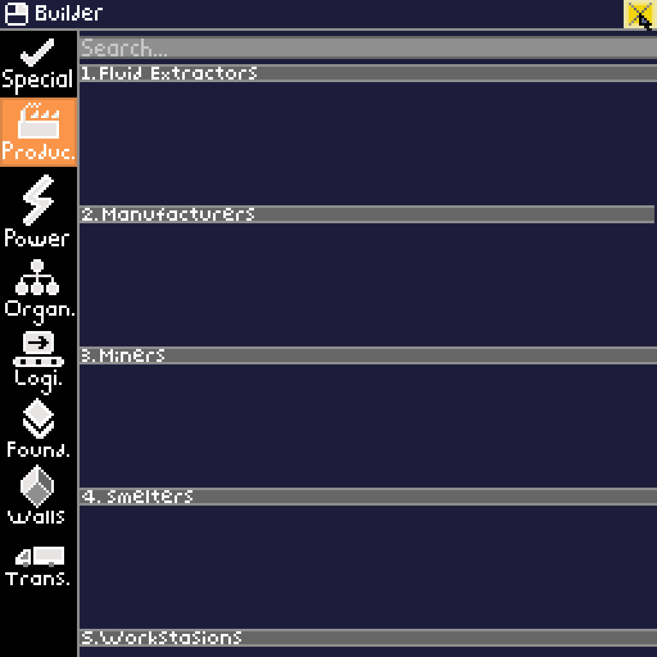 ArtStation - Satisfactory Build Menu UI (Fan Art)