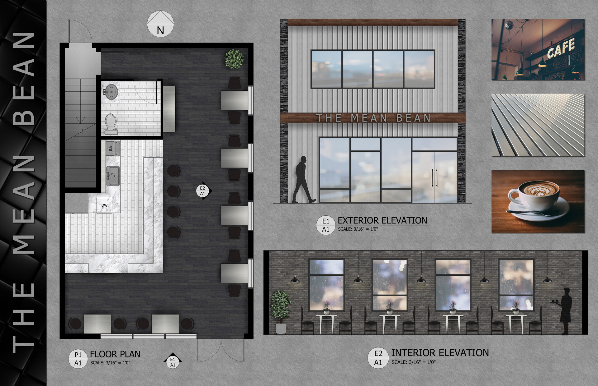 ArtStation - Coffee Shop Design - Architectural Visualization