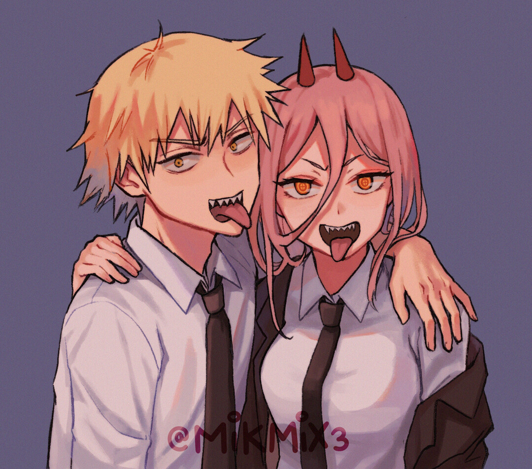 ArtStation - Denji and Power