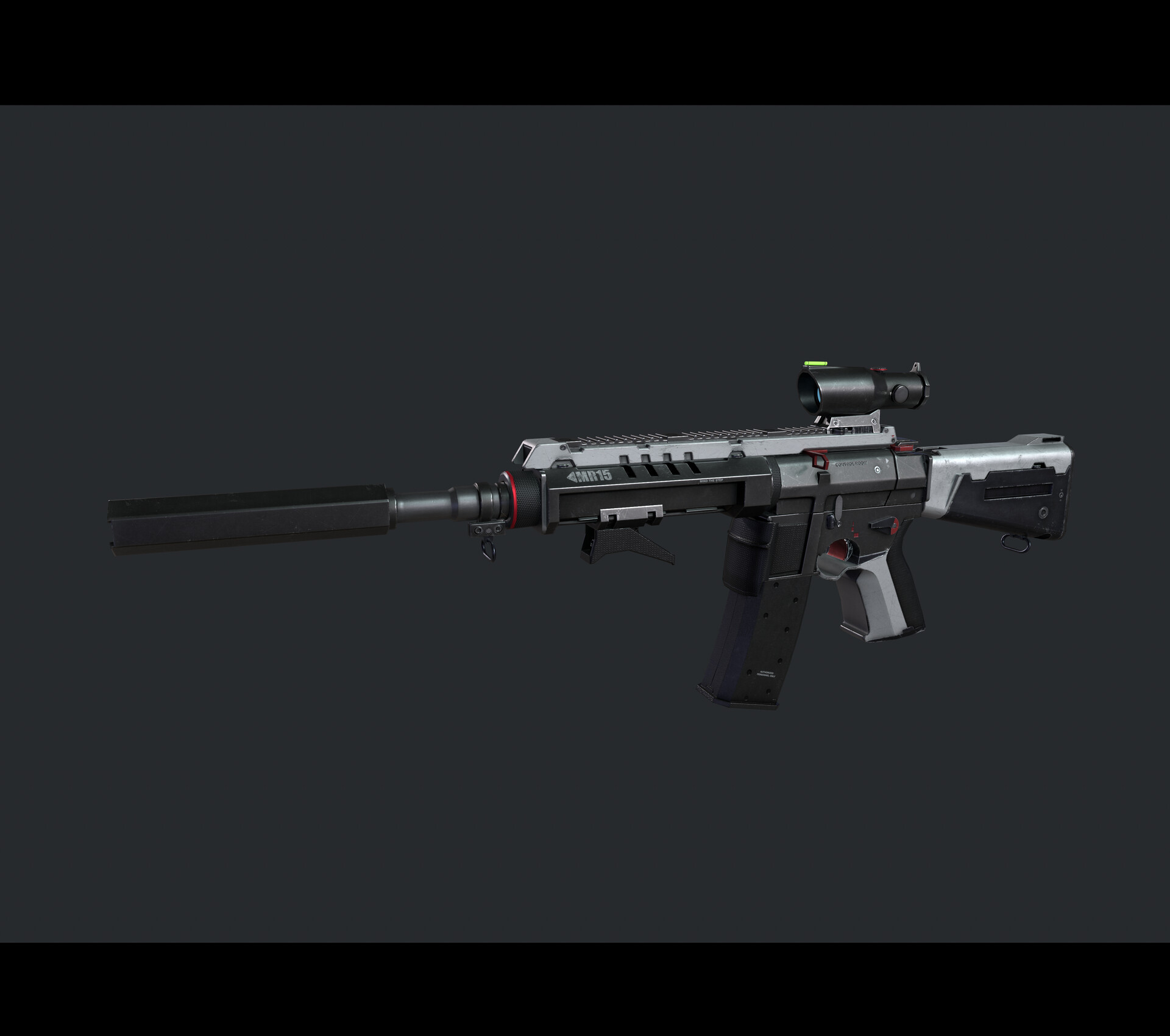 ArtStation - MR15硬表面机械枪