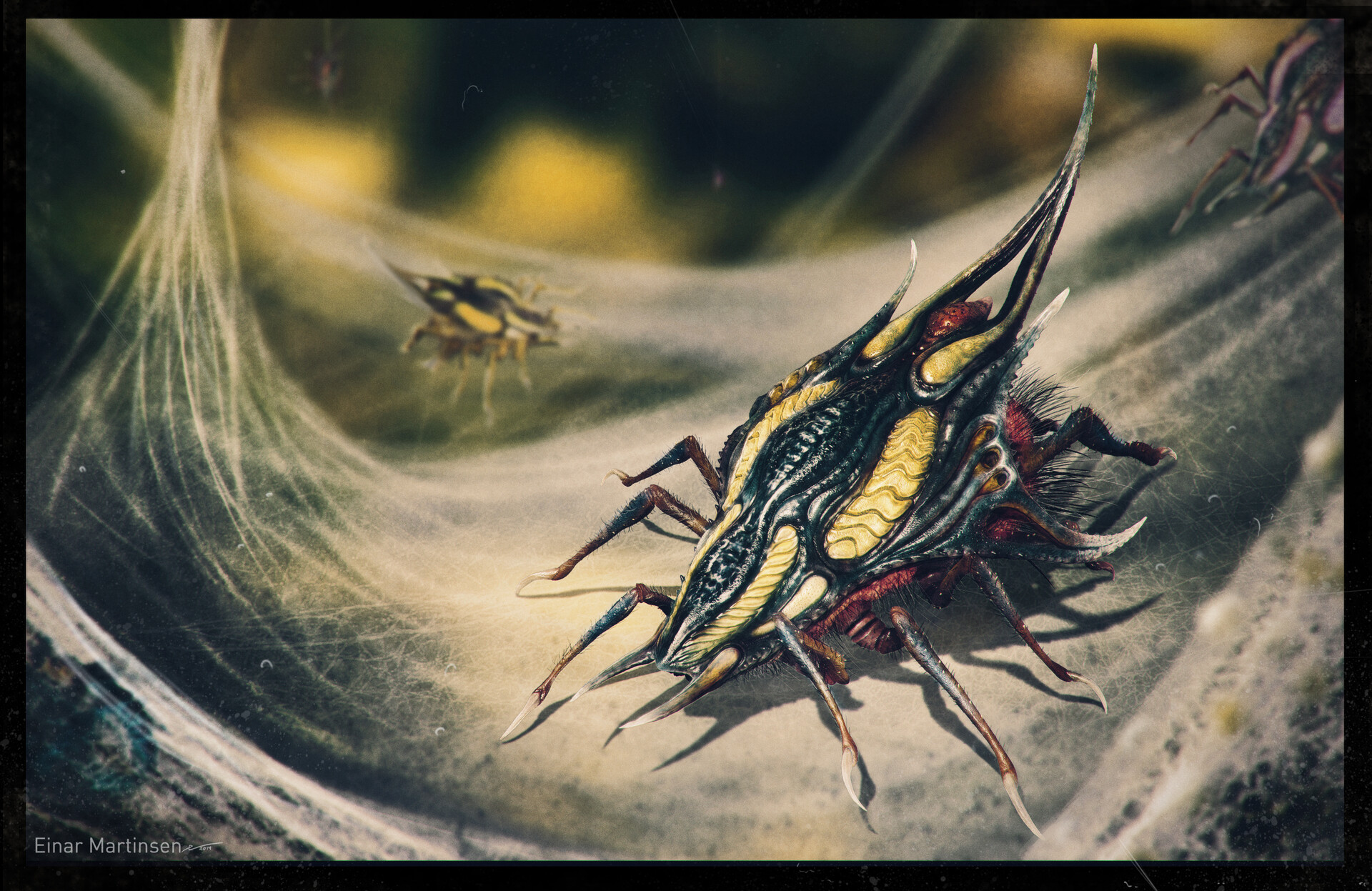 ArtStation - alien spider development