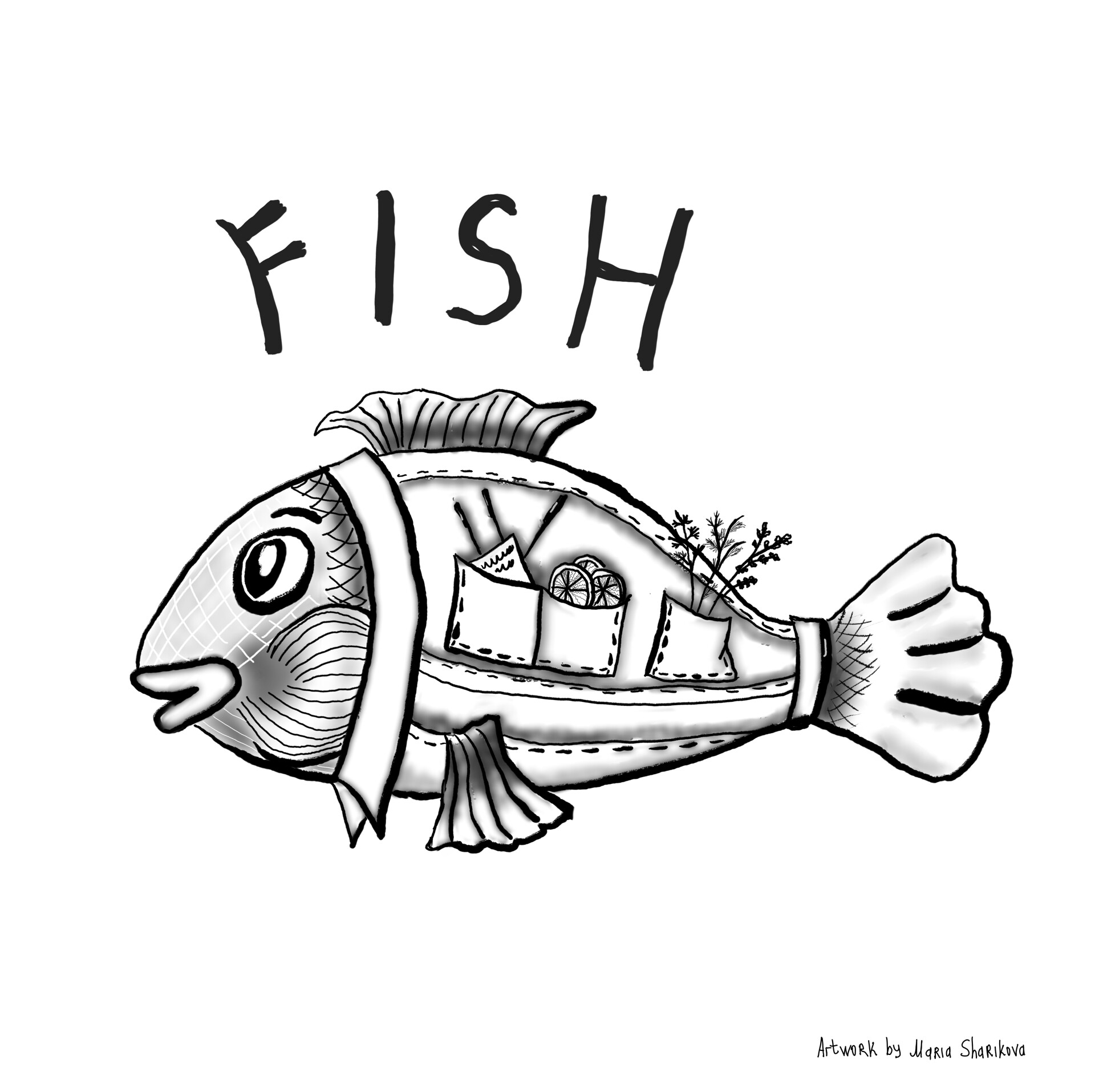 ArtStation - Stylized fish