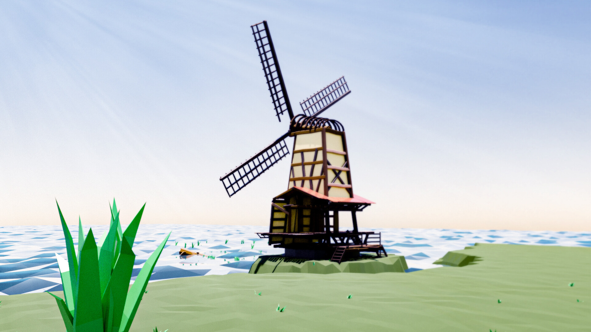 ArtStation - Dutch Windmill