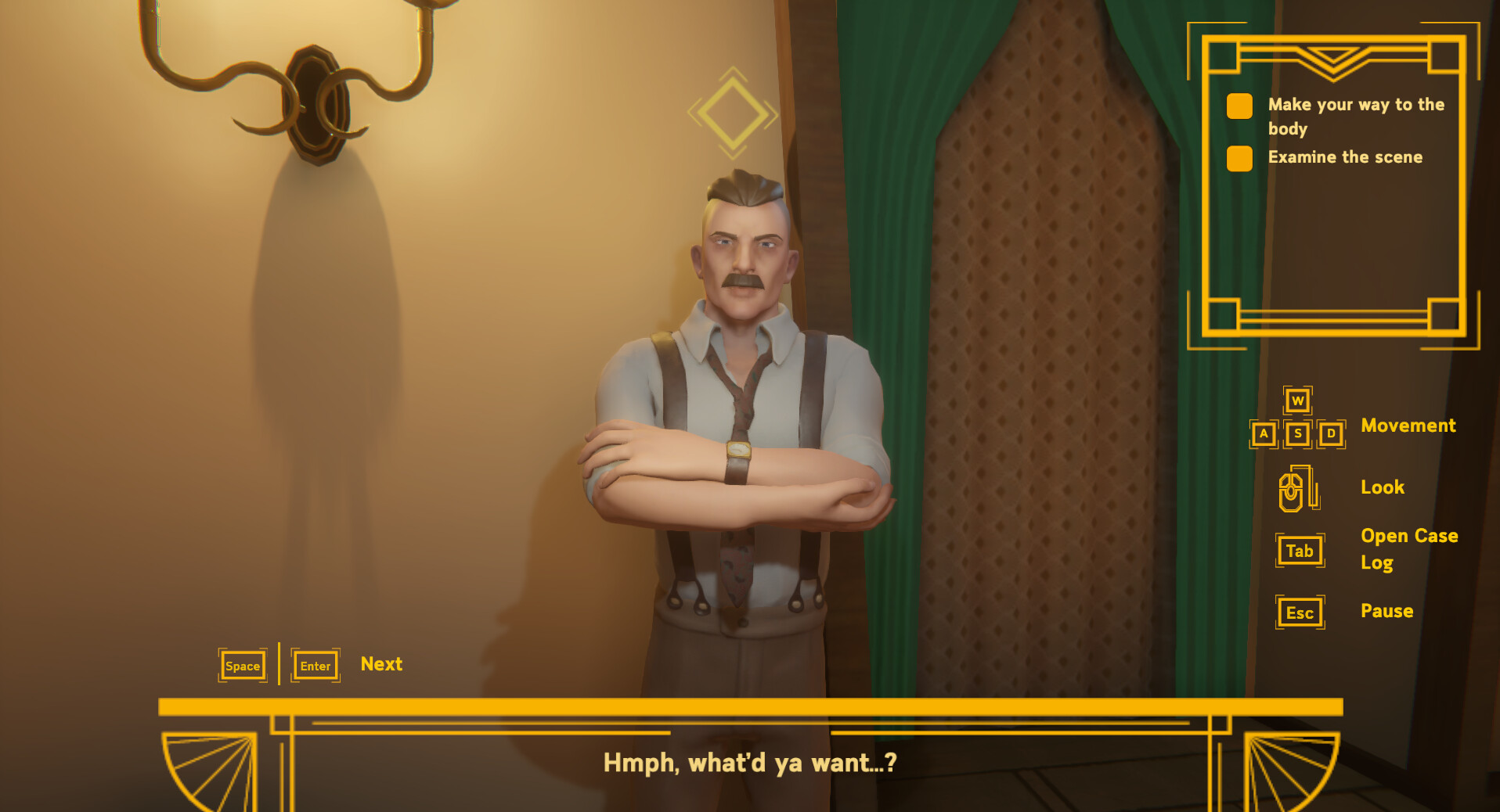 Hazel G - Murders At Moorcliffe Character art