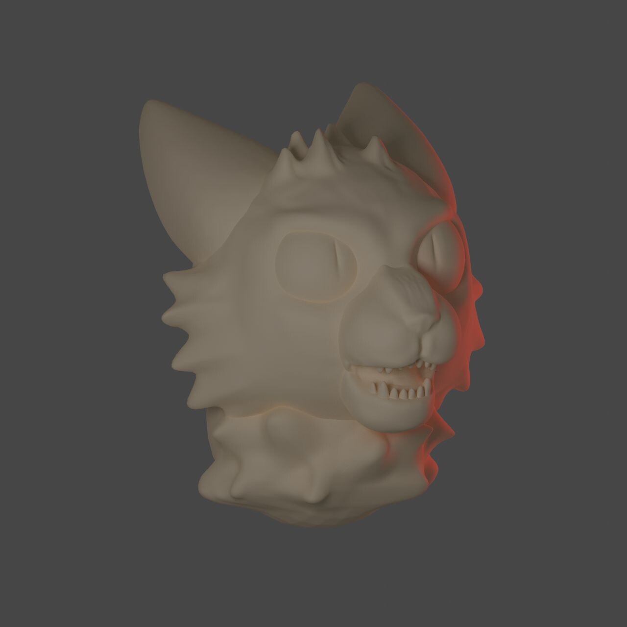 ArtStation - Furious cat