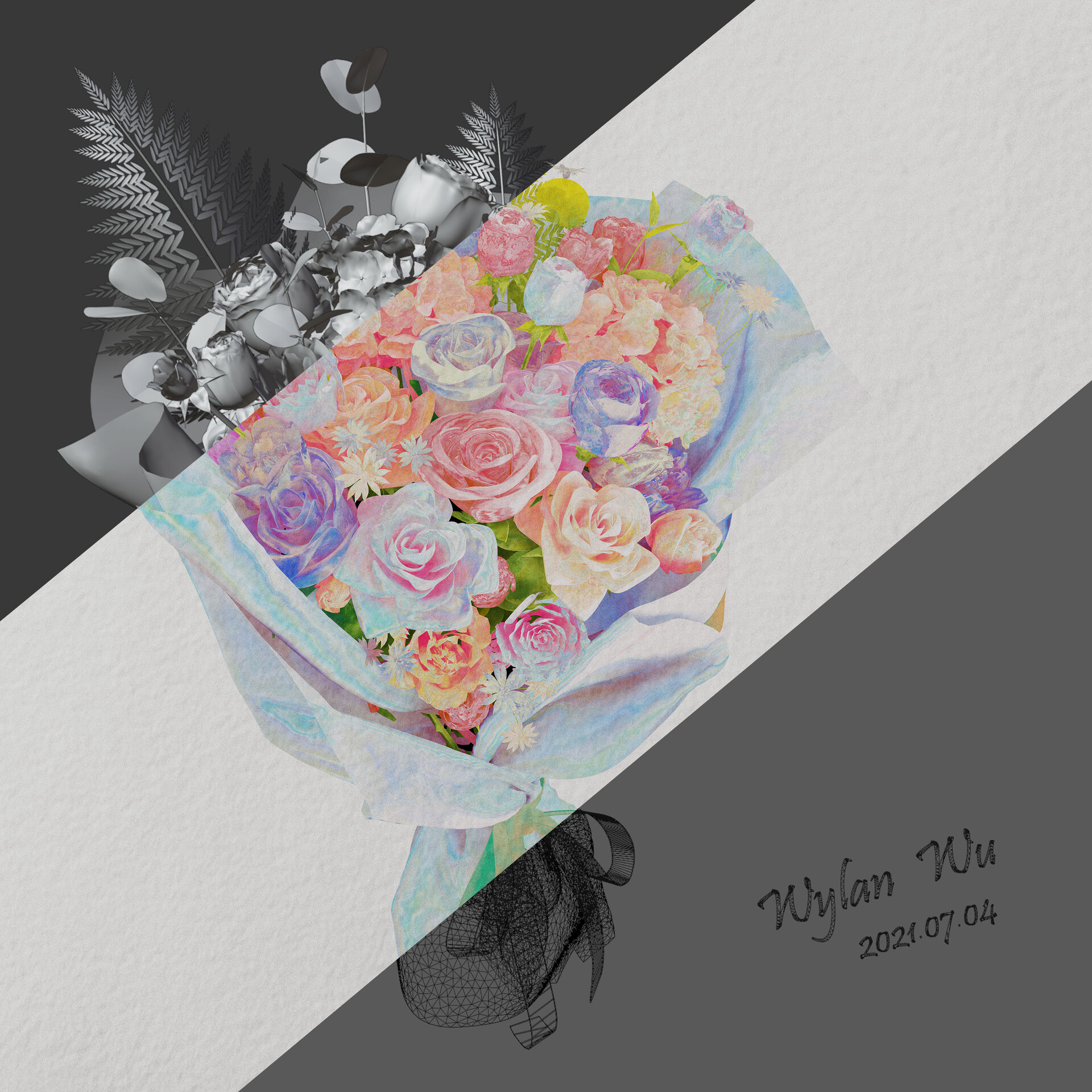 ArtStation - Roses (Blender)