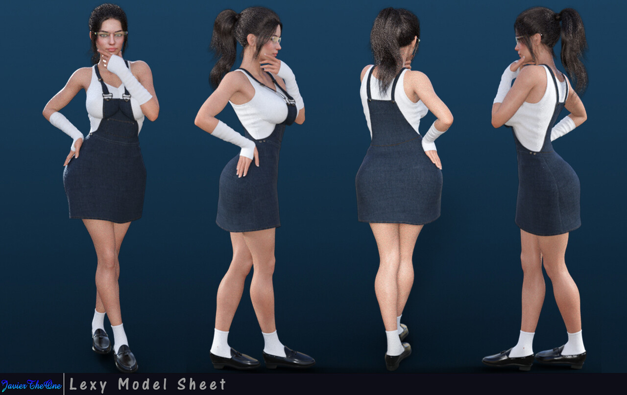 ArtStation - Lexy Model Sheet