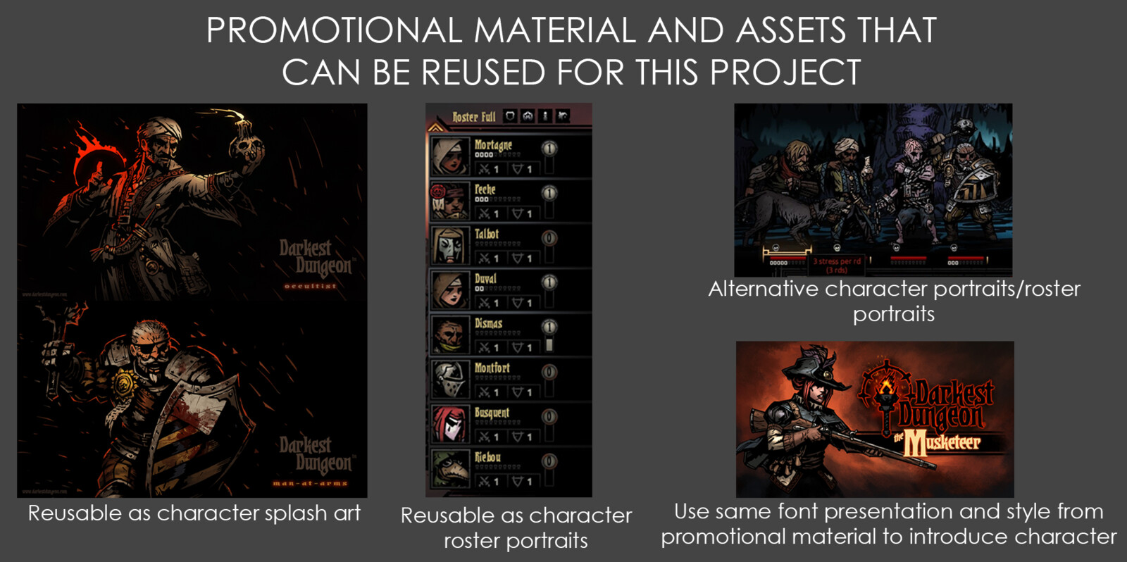 Tiffany Ren-Edson - Darkest Dungeon Fighting Game Character Select UI (Personal)