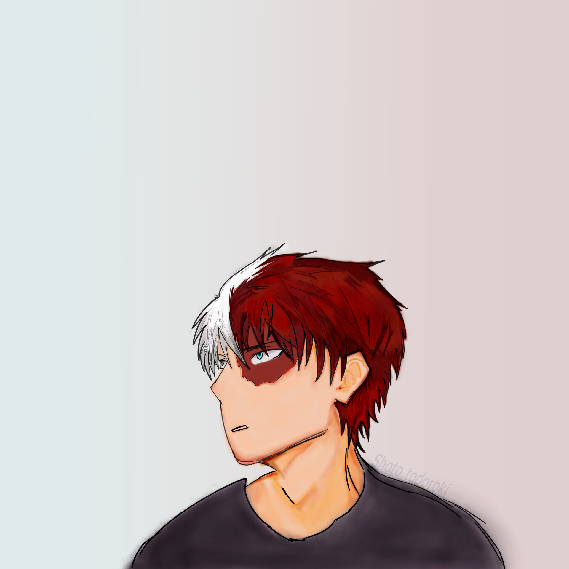 ArtStation - Shoto todoroki