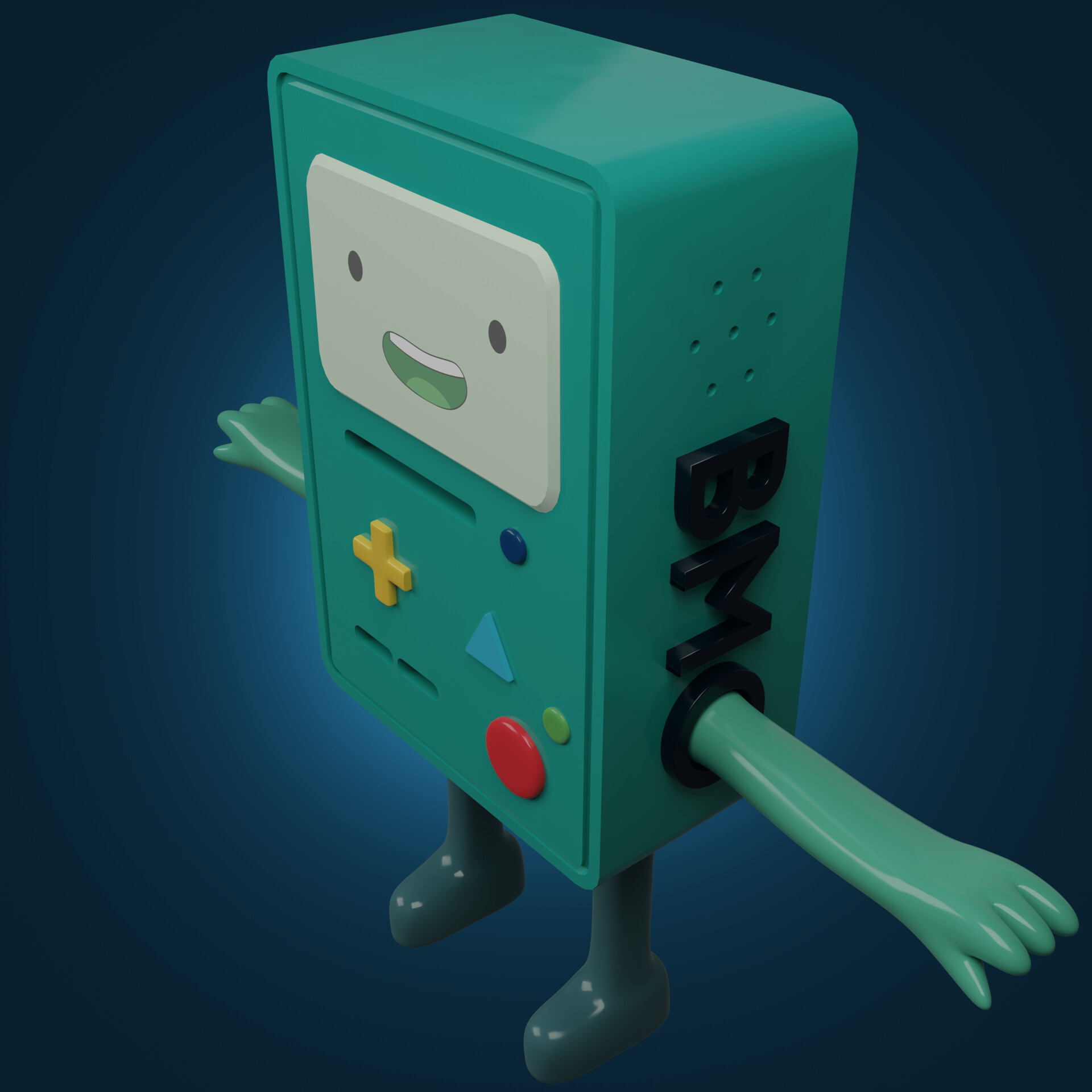 ArtStation - Game Boy BMO 3D Model